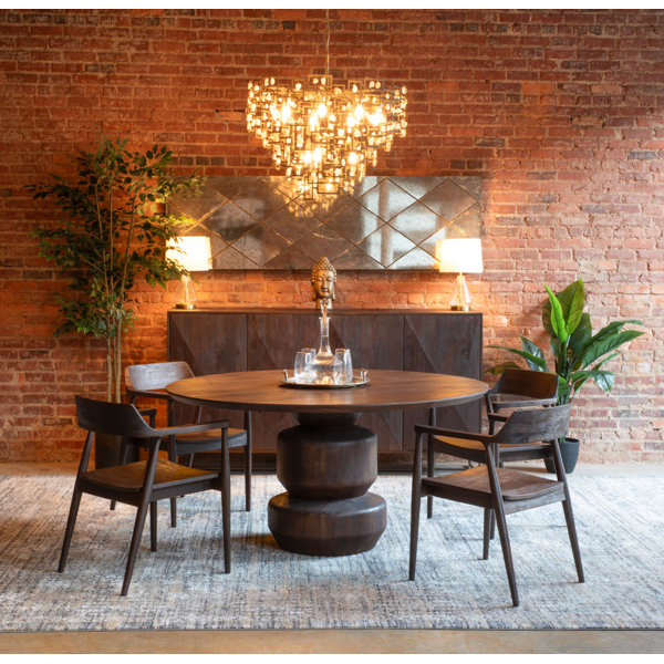 Home Trends & Design Cambridge Round Dining Table | Perigold